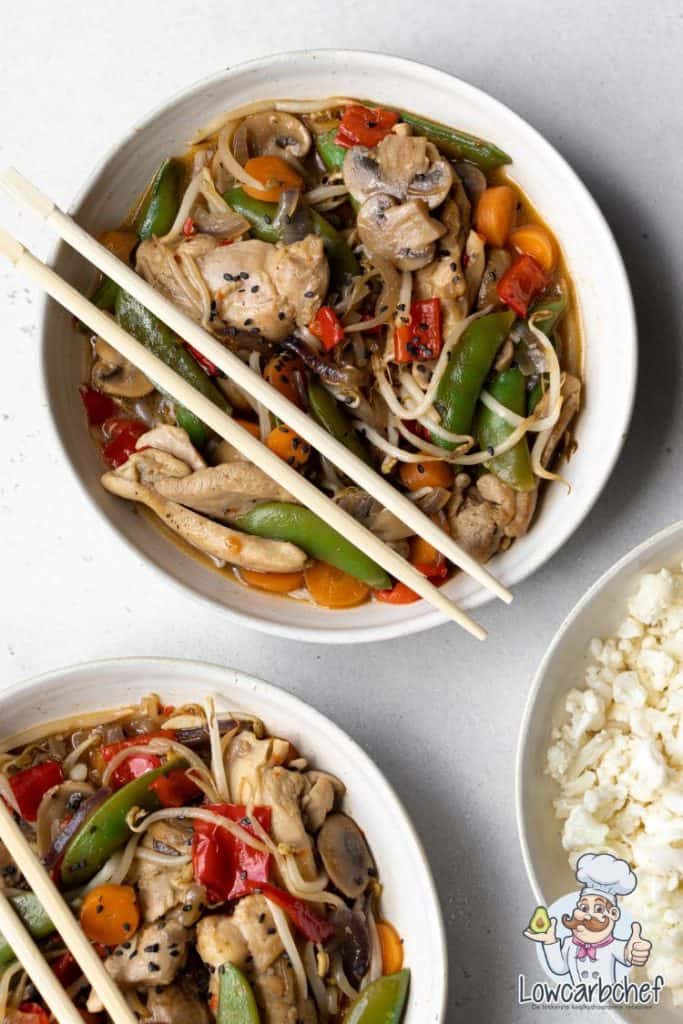 Koolhydraatarme tjap tjoy - Lowcarbchef.nl