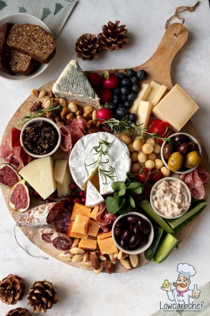 De lekkerste borrelplank voor de feestdagen - Lowcarbchef.nl